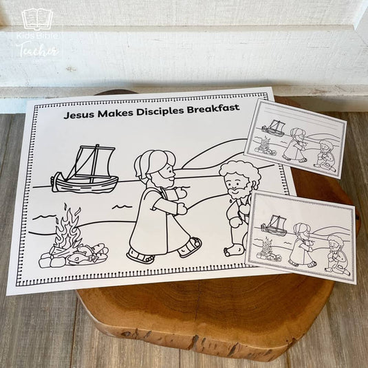 Jesus' Death and Resurrection Easter Coloring Pages and Mini Cards ...