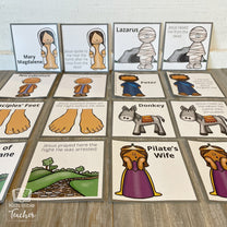 Jesus' Death & Resurrection Bible Match Game - Easter Bible Memory Gam ...