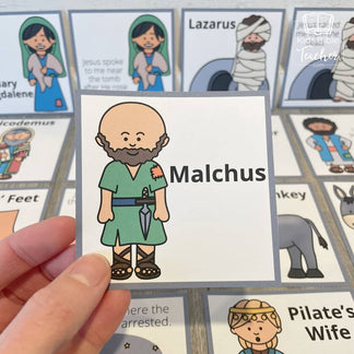 Jesus' Death & Resurrection Bible Match Game - Easter Bible Memory Gam ...