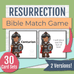 Jesus' Death & Resurrection Bible Match Game - Easter Bible Memory Gam ...