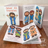 Jesus' Disciples Mini Book Bible Craft for Kids – Kids Bible Teacher
