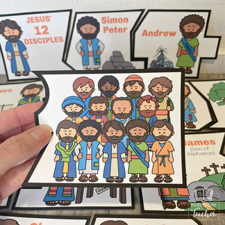 Jesus' 12 Disciples Puzzle – Kids Bible Teacher