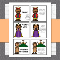 Jesus' Death & Resurrection Bible Match Game - Easter Bible Memory Gam ...