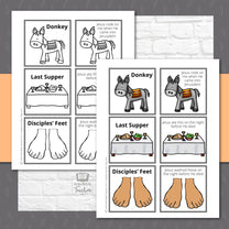 Jesus' Death & Resurrection Bible Match Game - Easter Bible Memory Gam ...