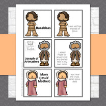 Jesus' Death & Resurrection Bible Match Game - Easter Bible Memory Gam ...