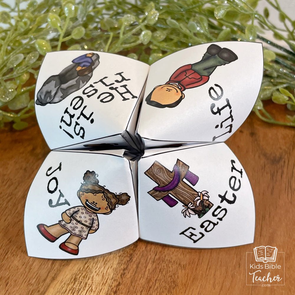 Easter Finger Puzzle | Jesus' Resurrection Bible Craft – Kids Bible Teacher