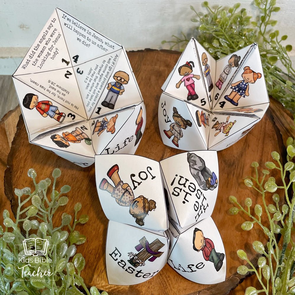 Easter Finger Puzzle | Jesus' Resurrection Bible Craft – Kids Bible Teacher