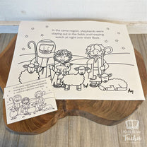 Jesus' Birth Posters and Mini Cards for Christmas – Kids Bible Teacher