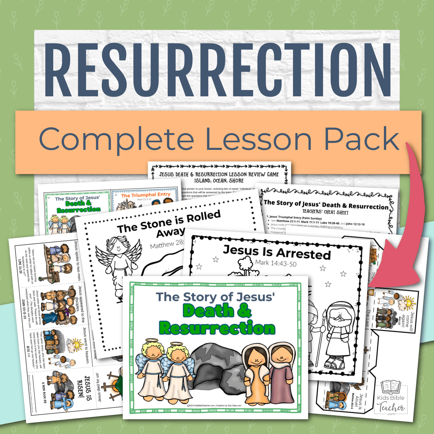Jesus' Death and Resurrection Complete Bible Lesson for Kids – Kids ...