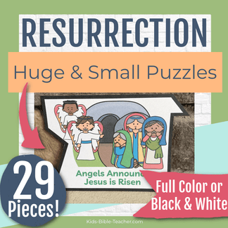Jesus' Death and Resurrection Easter Craft and Activity Bundle – Kids ...
