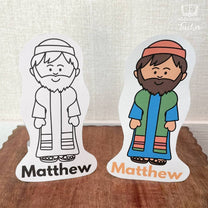 Jesus' Disciples Stick Puppets | Jesus' Disciples Stand Up Paper Dolls ...