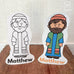 Jesus' Disciples Stick Puppets | Jesus' Disciples Stand Up Paper Dolls ...