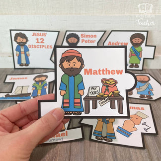 Jesus' 12 Disciples Puzzle – Kids Bible Teacher