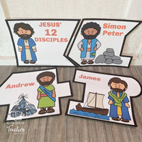 Jesus' 12 Disciples Puzzle – Kids Bible Teacher