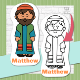 Jesus' Disciples Stick Puppets | Jesus' Disciples Stand Up Paper Dolls ...