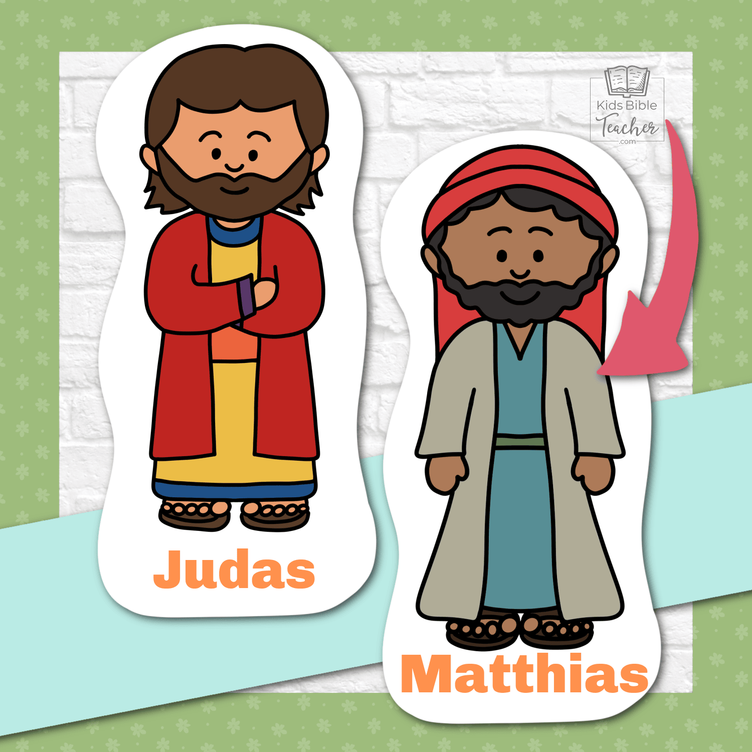 Jesus' Disciples Stick Puppets | Jesus' Disciples Stand Up Paper Dolls ...