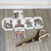 Jesus' Resurrection Bible Story Cube Bible Craft for Easter – Kids ...