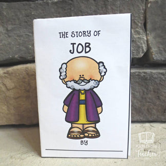 Job Bible Story Craft for Kids Mini Book – Kids Bible Teacher