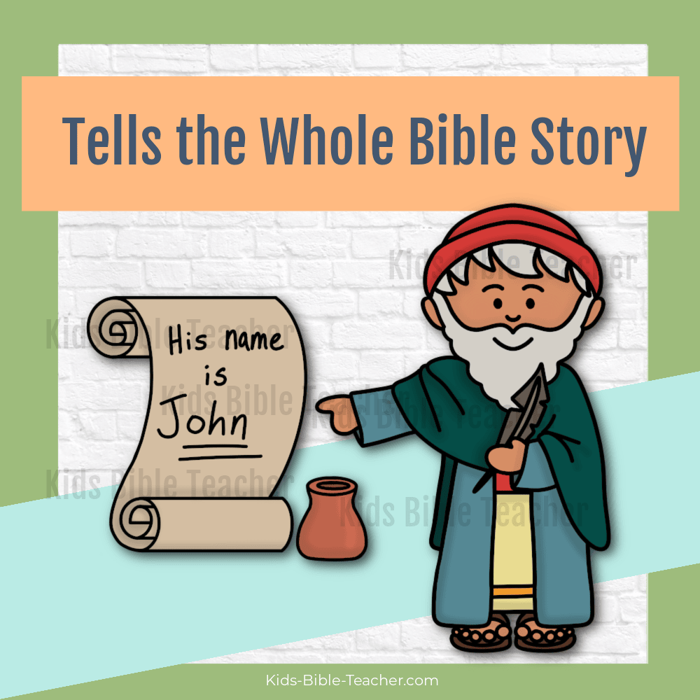 Zechariah, Elizabeth, and the Birth of John the Baptist Clip Art Set ...