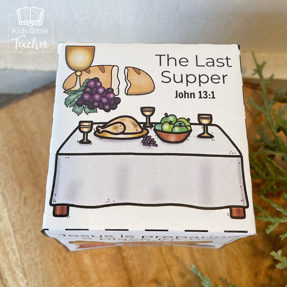 Jesus' Resurrection Bible Story Cube Bible Craft for Easter – Kids ...