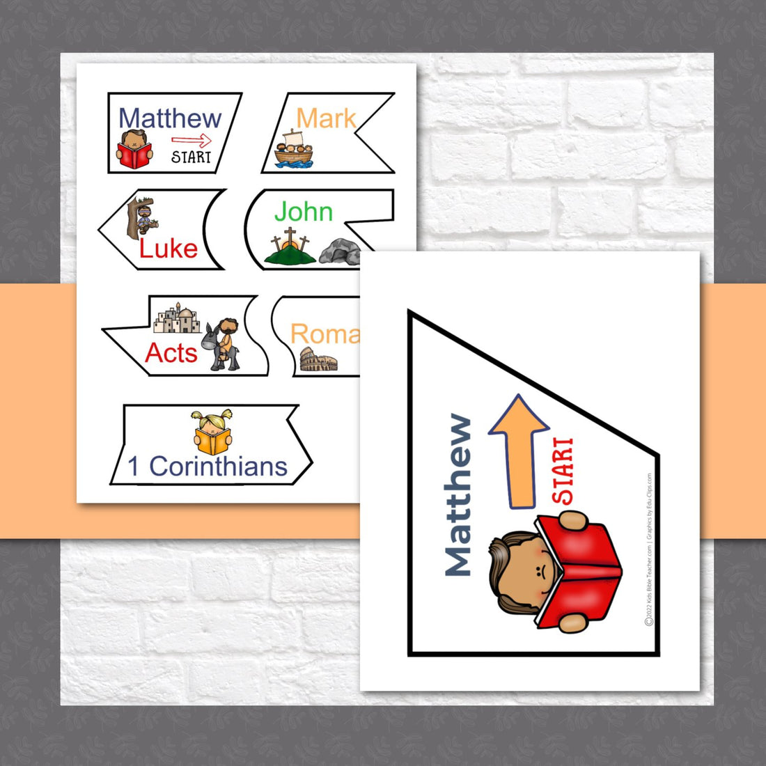 Books of the Bible Puzzle - New Testament Bible Games for Youth – Kids ...