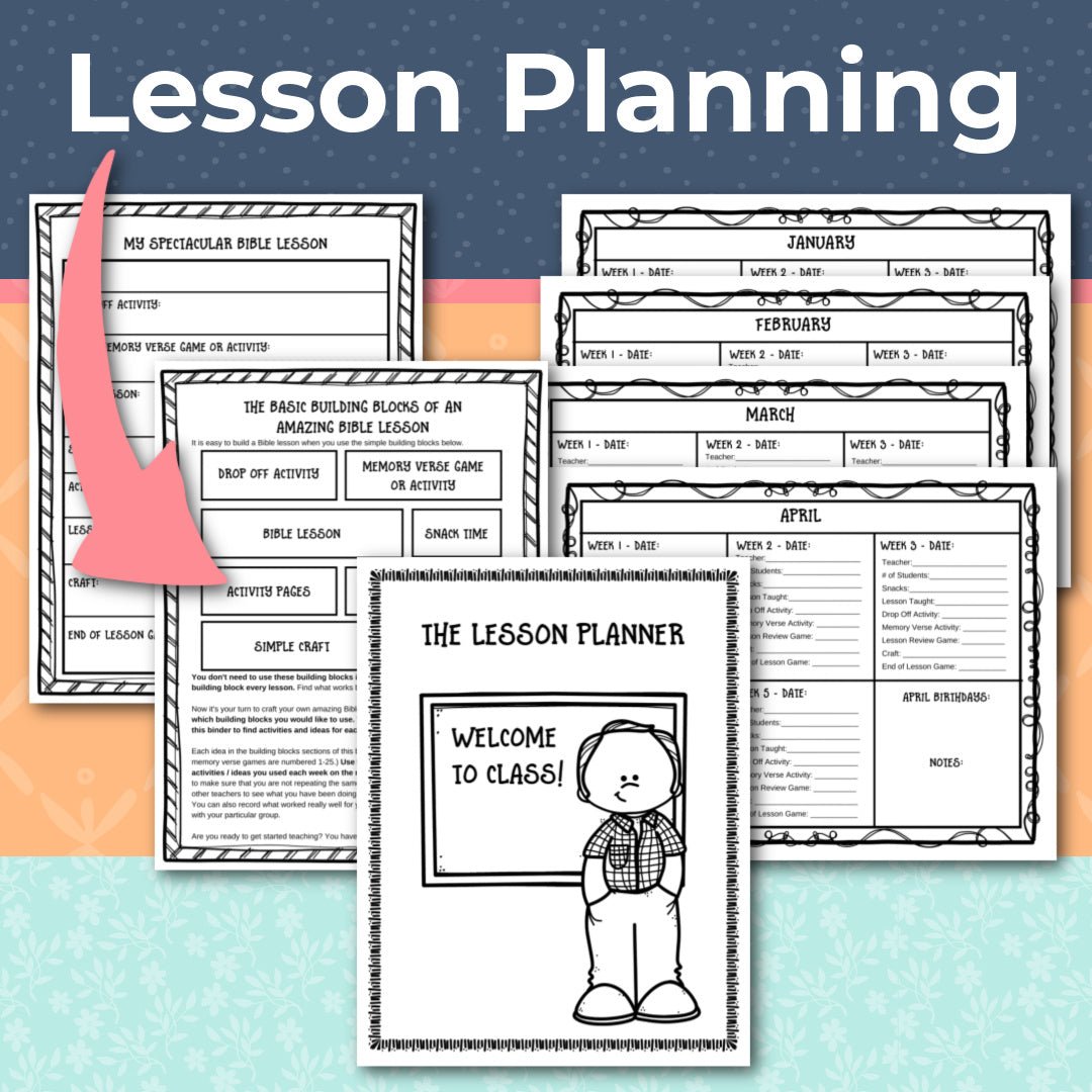 The Ultimate Bible Teacher's Printable Resource Bundle for 3rd and 4rt ...