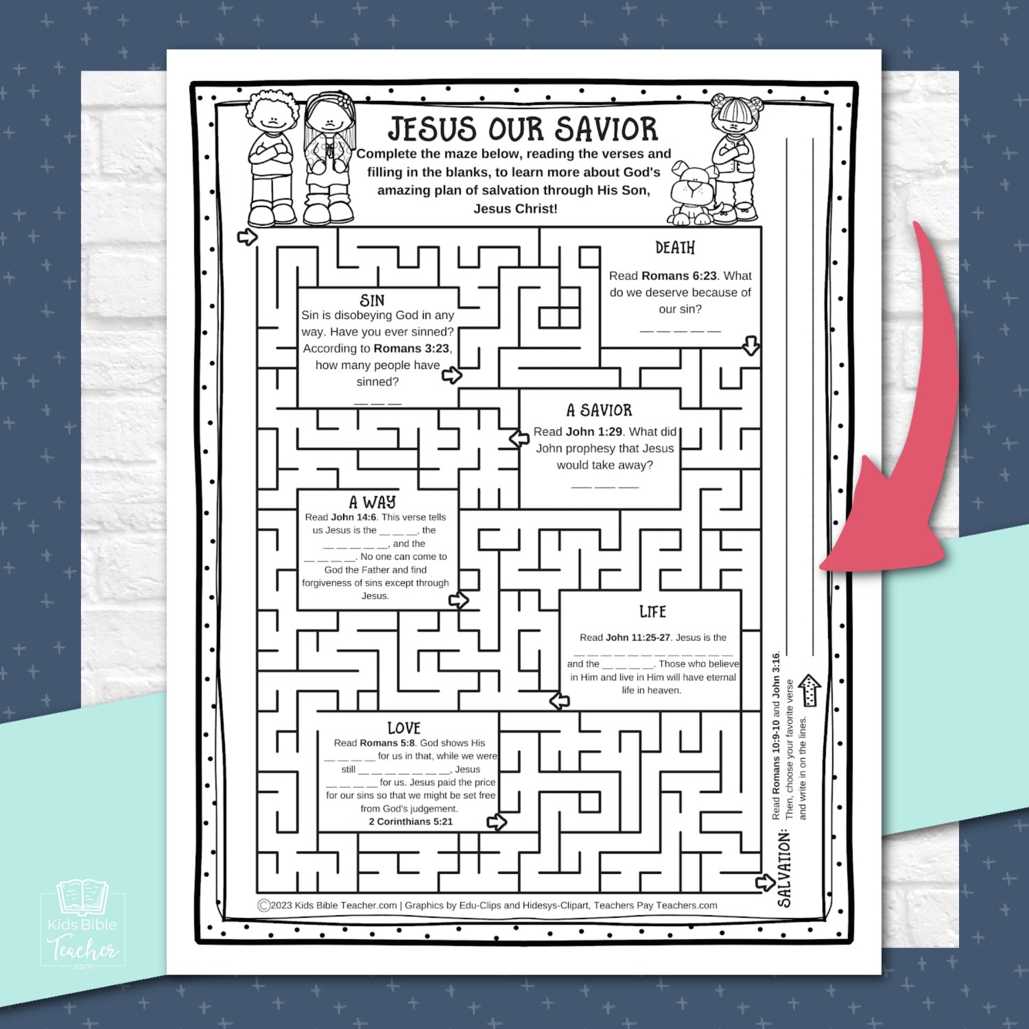 Life of Jesus Activity Pages – Kids Bible Teacher