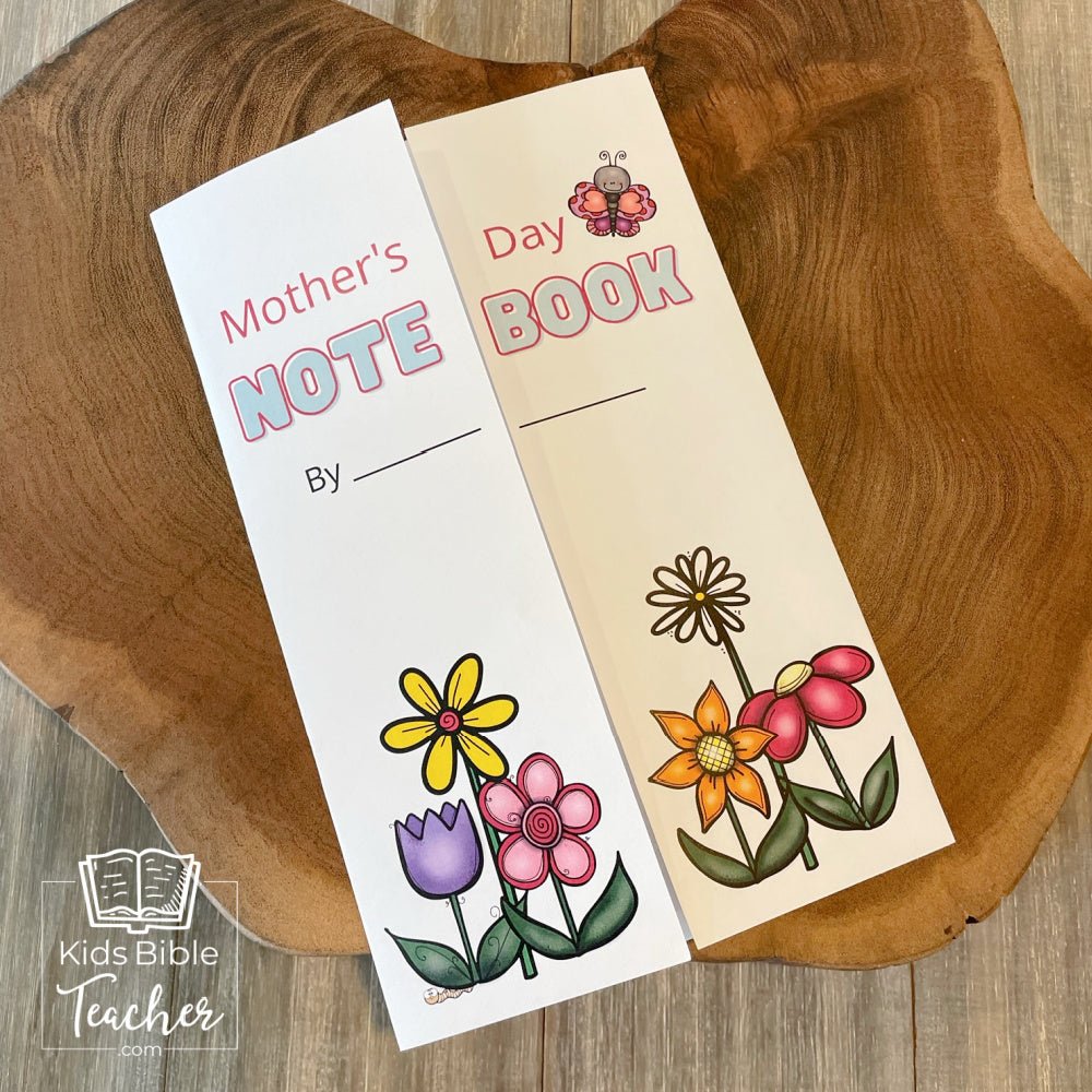 Mother's Day Craft Activity Notebook with Bible Verses for Kids – Kids ...