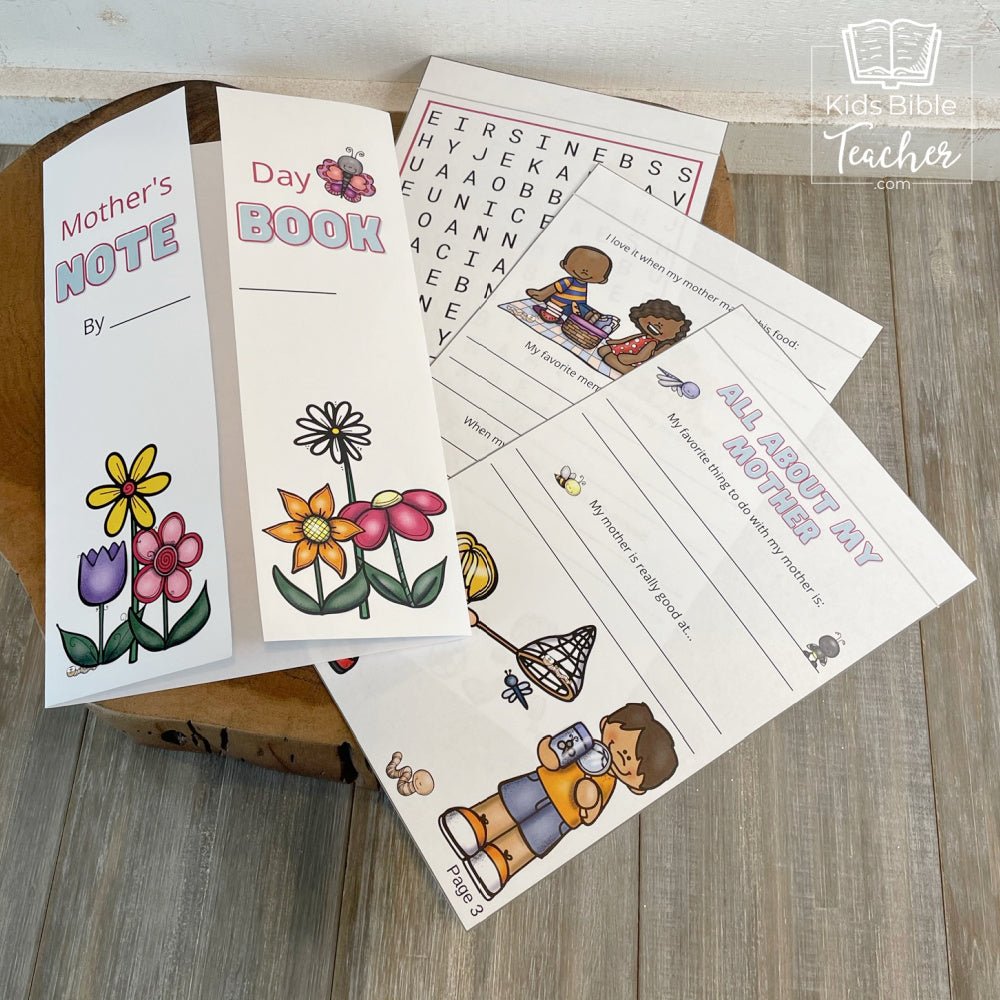 Mother's Day Bundle Including Mother's Day Cards, Activity Notebook, G ...