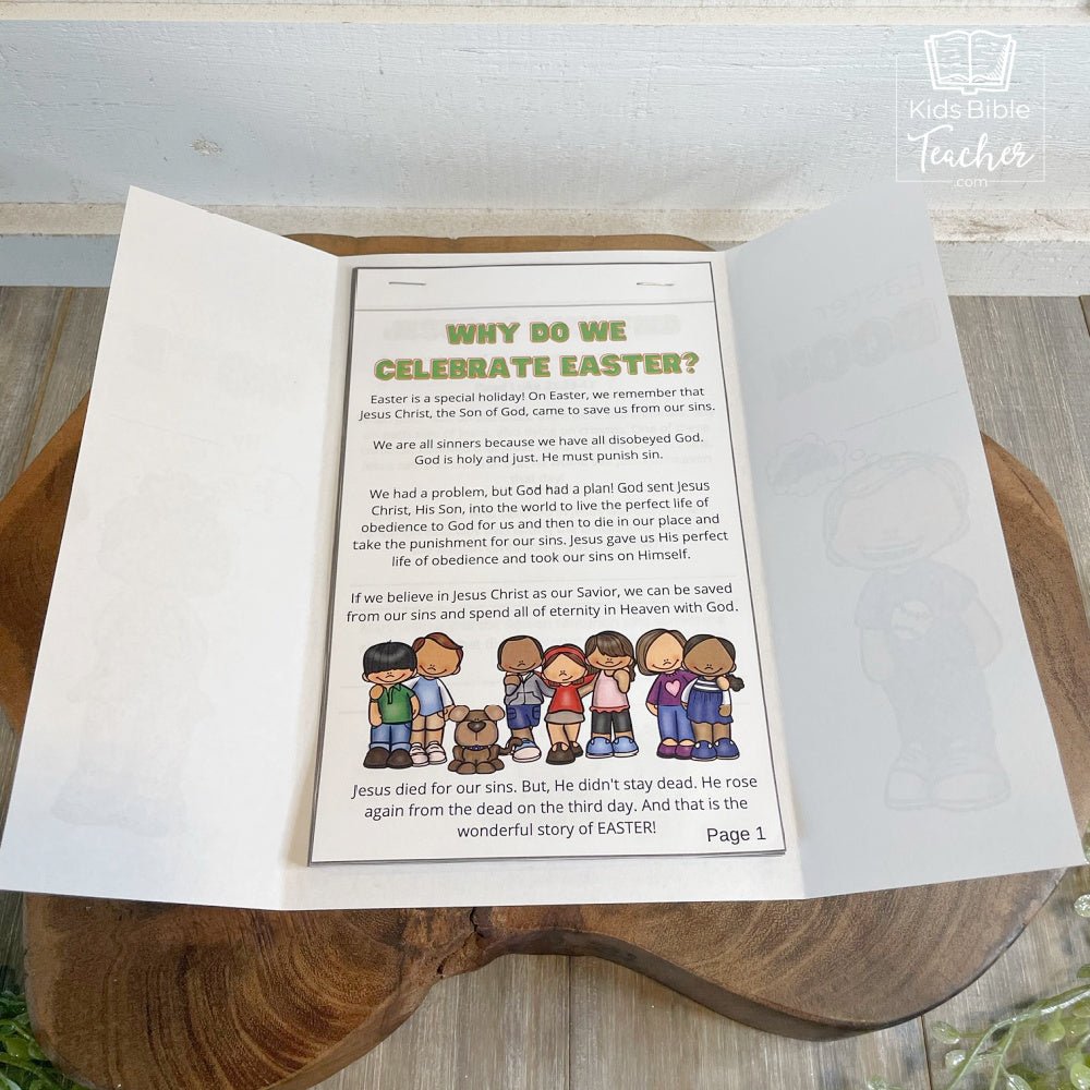 Easter Activity Notebook | Jesus' Resurrection Activity Notebook for K ...