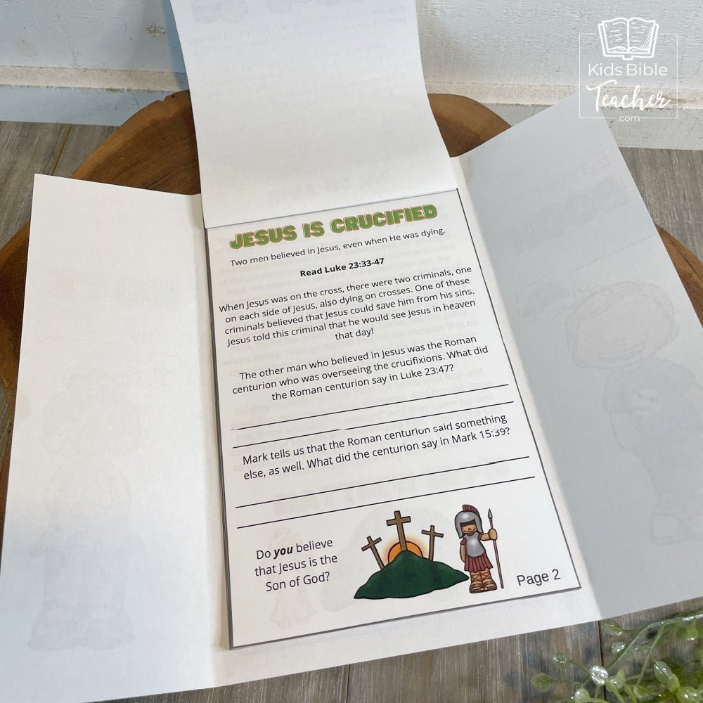 Easter Activity Notebook | Jesus' Resurrection Activity Notebook for K ...