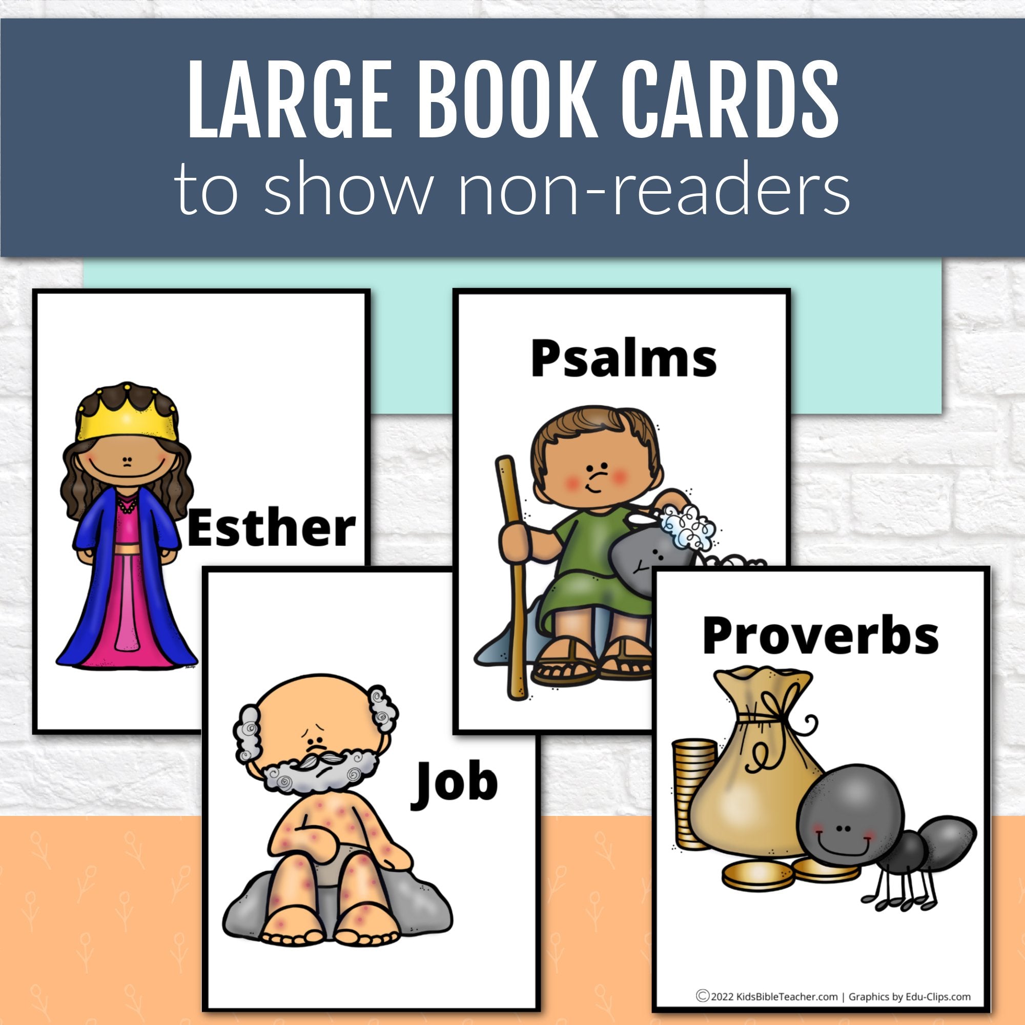 Bible Bingo - Old Testament BOOKS Bible Games for Kids – Kids Bible Teacher