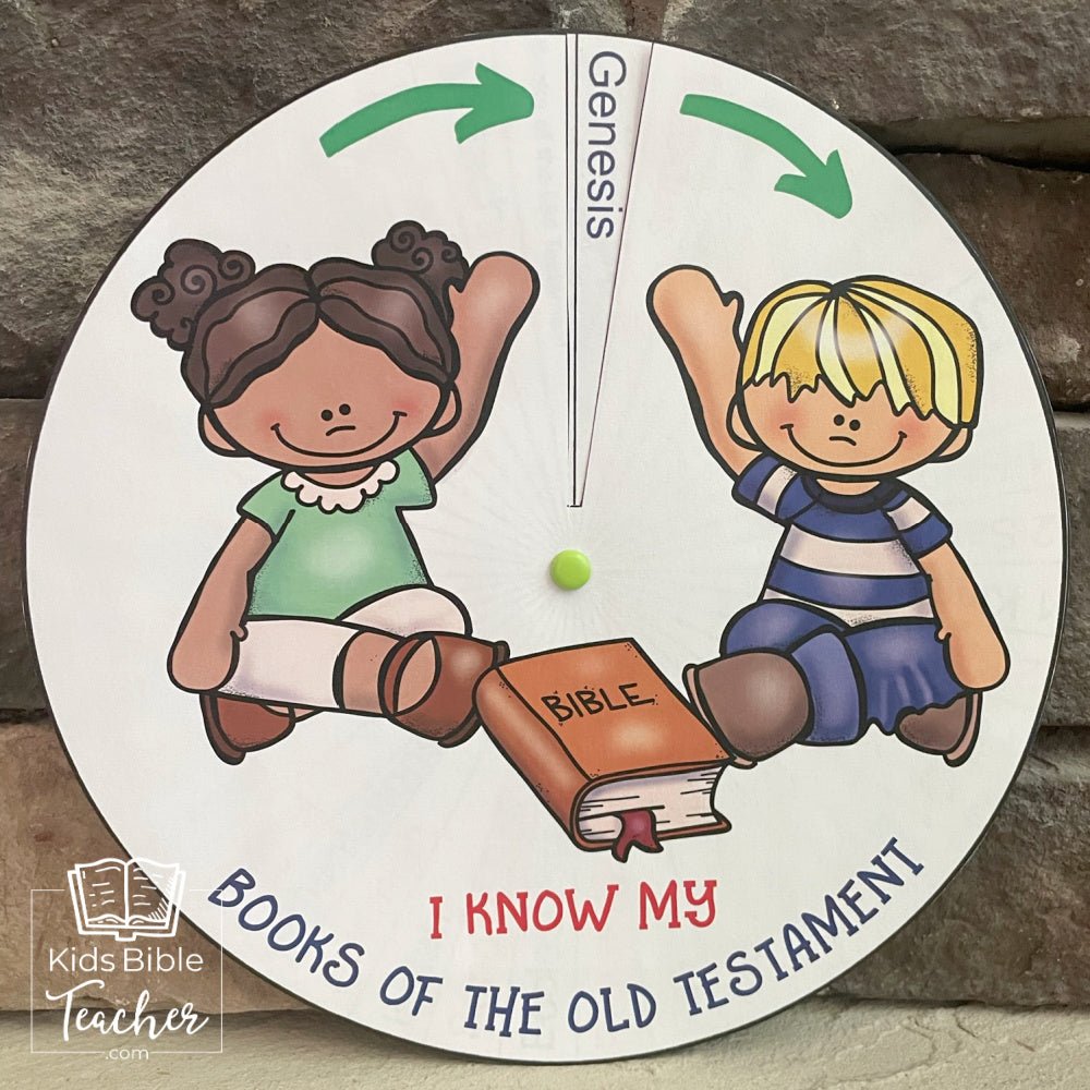 Old Testament Spinner Books of the Bible Craft – Kids Bible Teacher