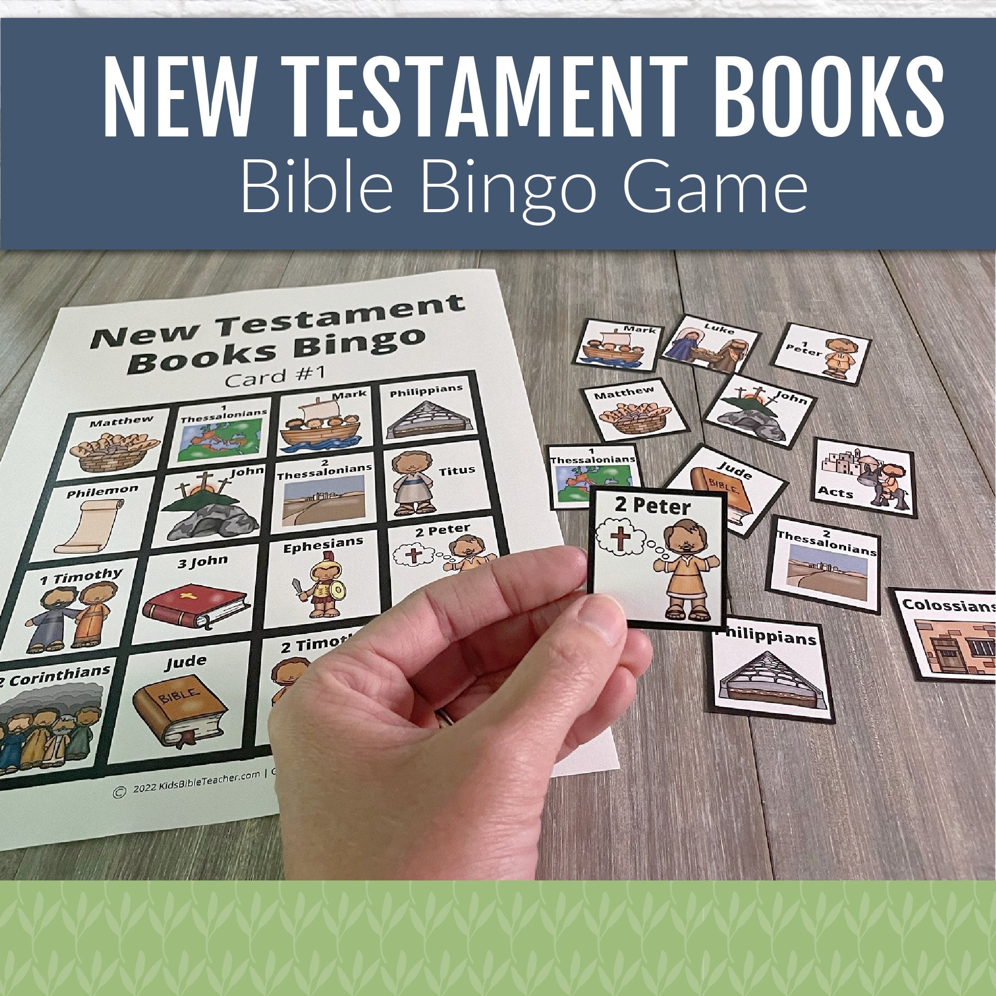 Bible Bingo - New Testament Bible Games for Youth – Kids Bible Teacher