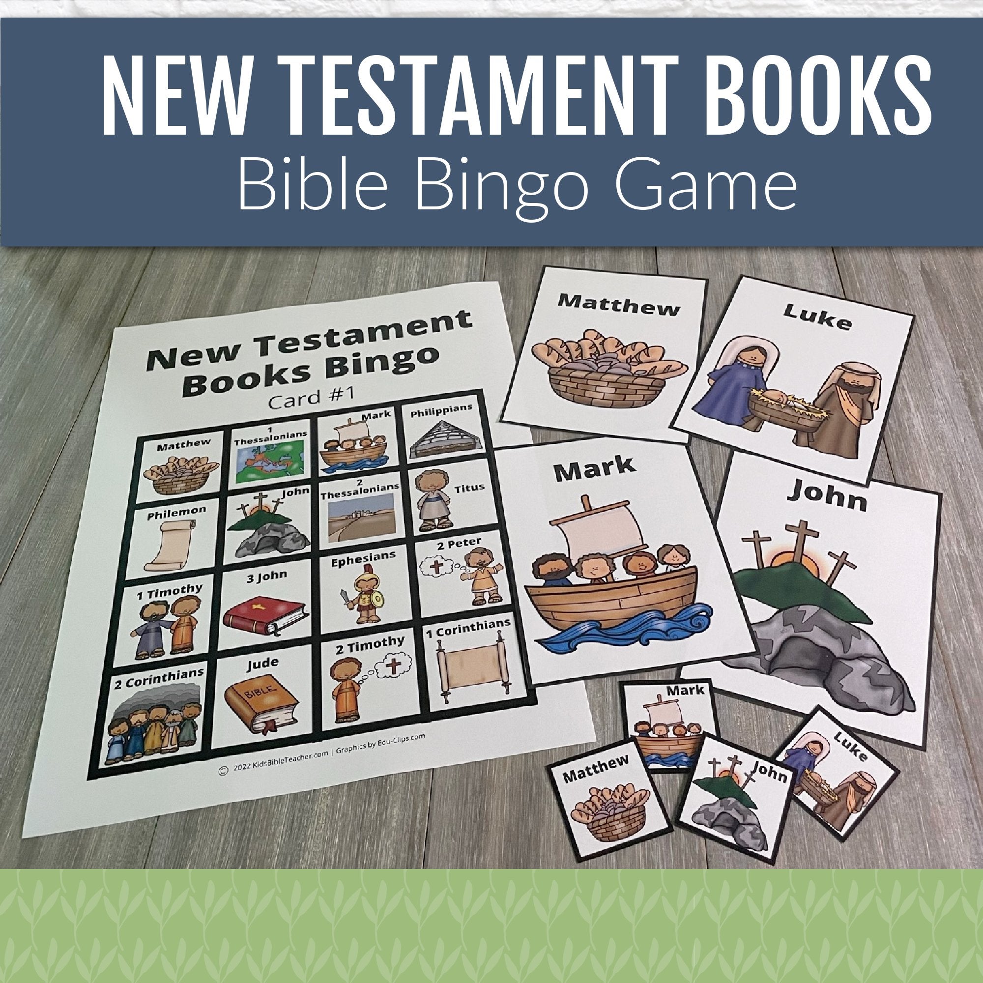 Bible Bingo - New Testament Bible Games for Youth – Kids Bible Teacher