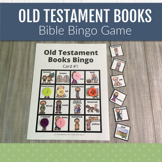 Bible Bingo - Old Testament BOOKS Bible Games for Kids – Kids Bible Teacher