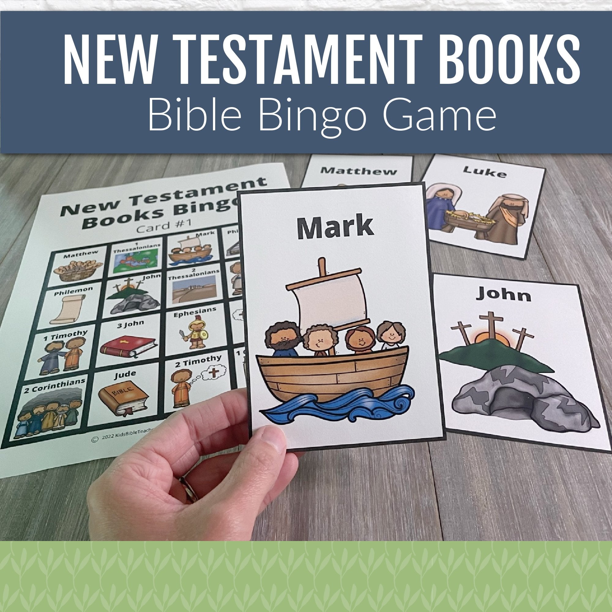 Bible Bingo - New Testament Bible Games for Youth – Kids Bible Teacher