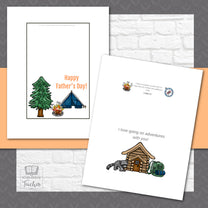 Father's Day Printable Cards with Bible Verses for Kids to Make, Set o ...