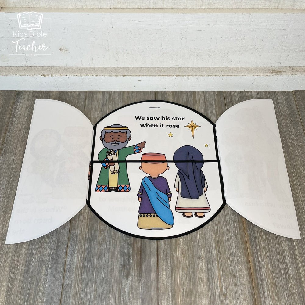 The Story of the Wise Men Matthew 2:2 Christmas Craft – Kids Bible Teacher
