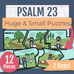 Psalm 23 Bible Puzzle for Kids – Kids Bible Teacher