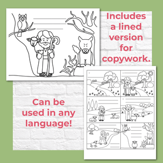 Psalm 23 Coloring Pages and Mini Cards – Kids Bible Teacher