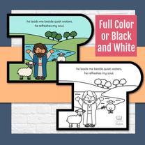 Psalm 23 Bible Puzzle for Kids – Kids Bible Teacher