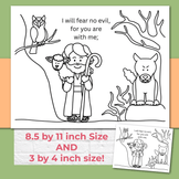 Psalm 23 Coloring Pages and Mini Cards – Kids Bible Teacher