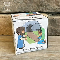 Jesus' Resurrection Bible Story Cube Bible Craft for Easter – Kids ...