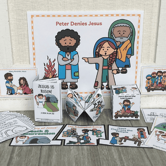 Jesus' Death and Resurrection Easter Craft and Activity Bundle – Kids ...