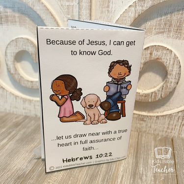 "How Can I Get To Know God?" Mini-Book Salvation Craft for Kids – Kids ...