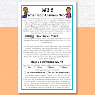 Prayer Journal Pages for Elementary Kids – Kids Bible Teacher