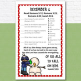 December Journal Pages with Bible Verses - Christmas Journal Pages for ...