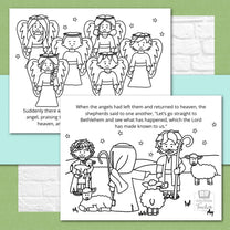 Jesus' Birth Posters and Mini Cards for Christmas – Kids Bible Teacher