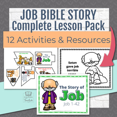 Job Bible Story Complete Lesson Pack for Kindergarten through 6th Grad ...